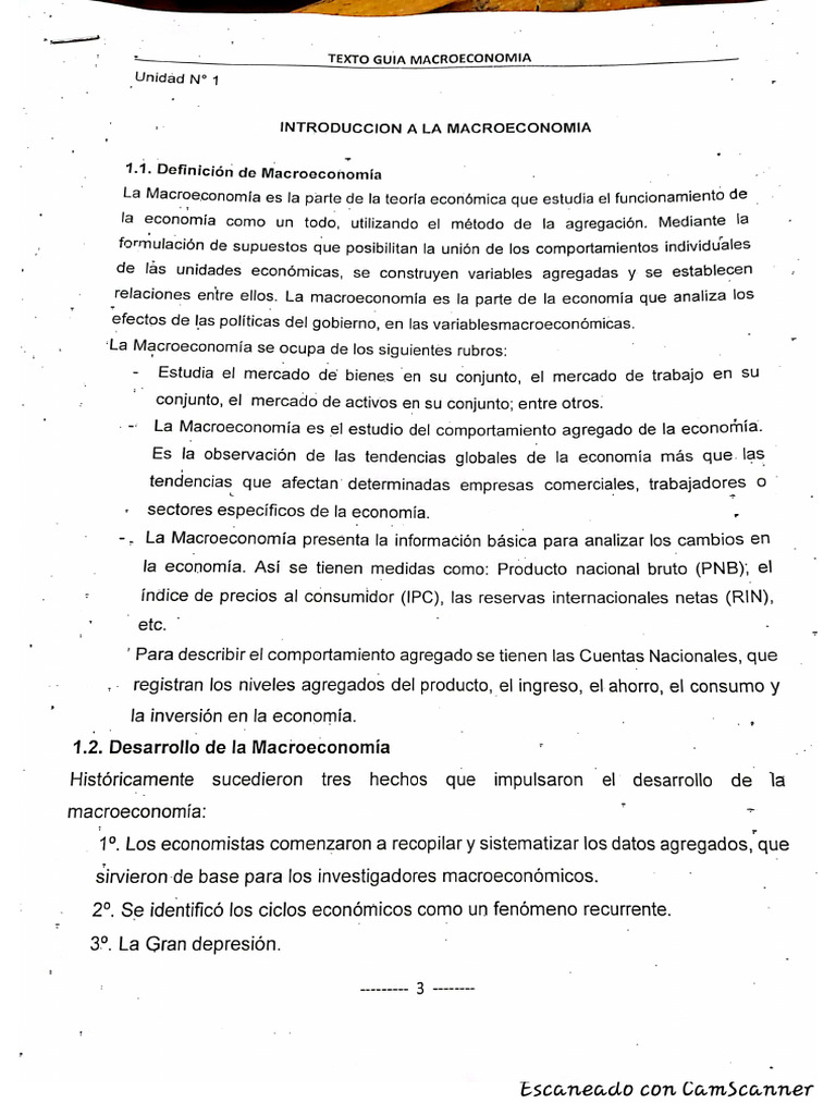 Tema 1 Macroeconomia | PDF