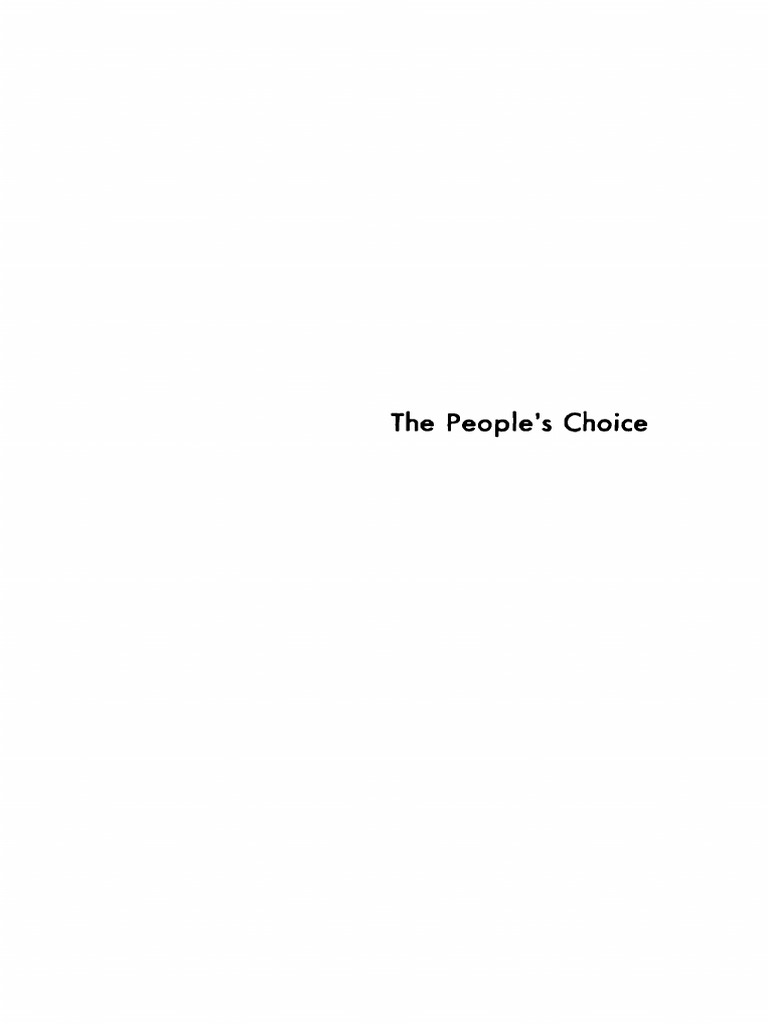 The People's Choice | PDF | Science