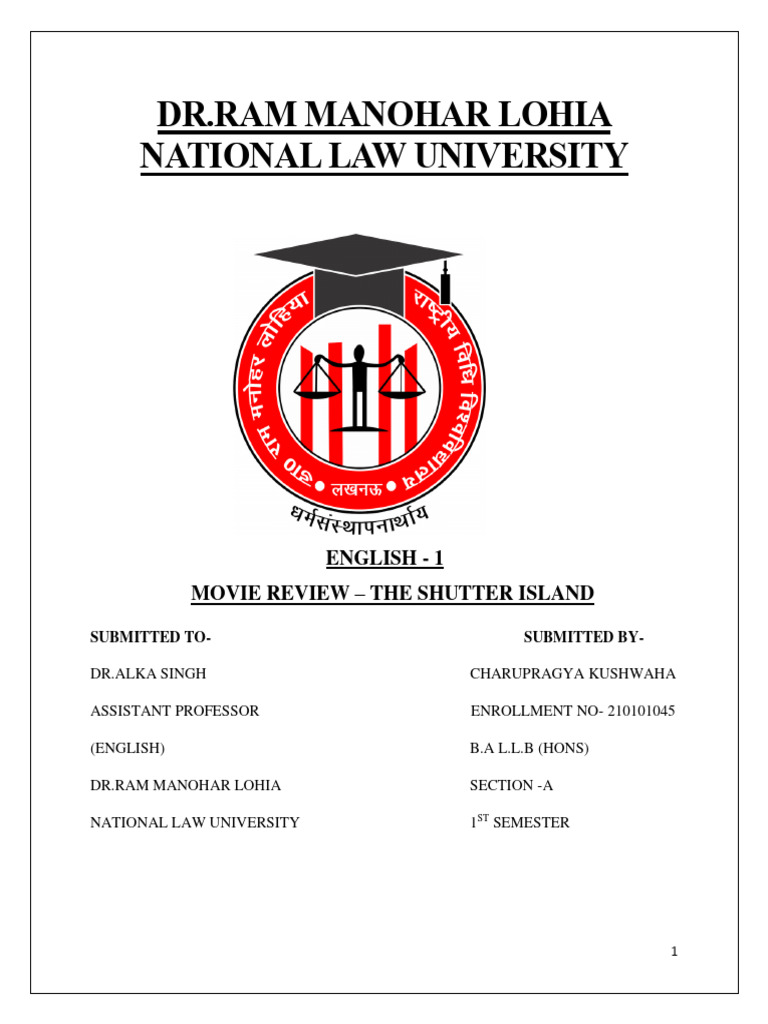 Law Students' Shutter Island Review | PDF