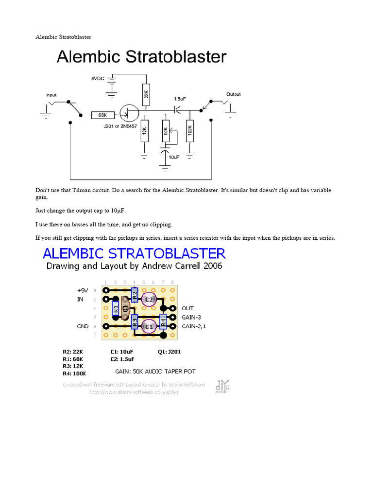 Alembic Stratoblaster | PDF