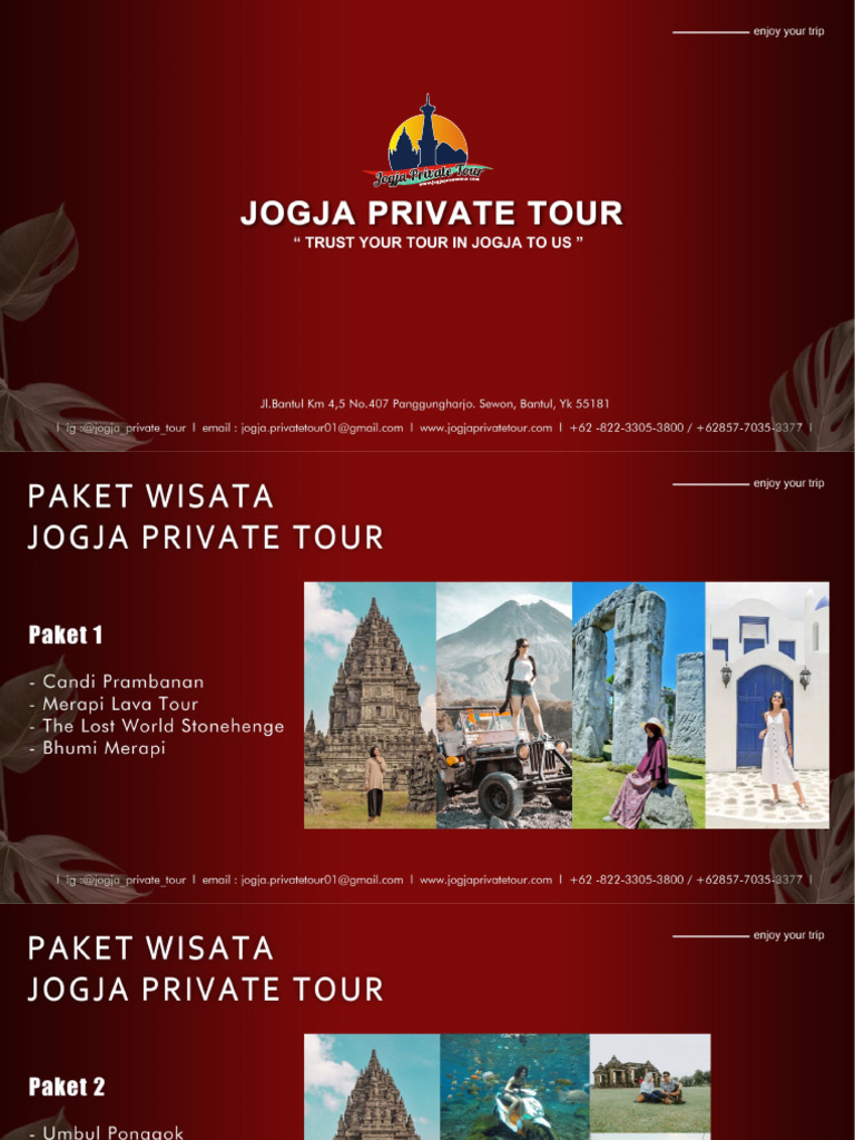 E-Catalogue - Paket Tour - JPT | PDF