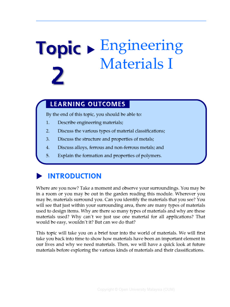 Topic 2 | PDF | Crystal Structure | Composite Material