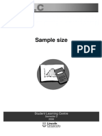 Sample Size Calculator by Raosoft, Inc | PDF | Margin Of Error | Sample ...