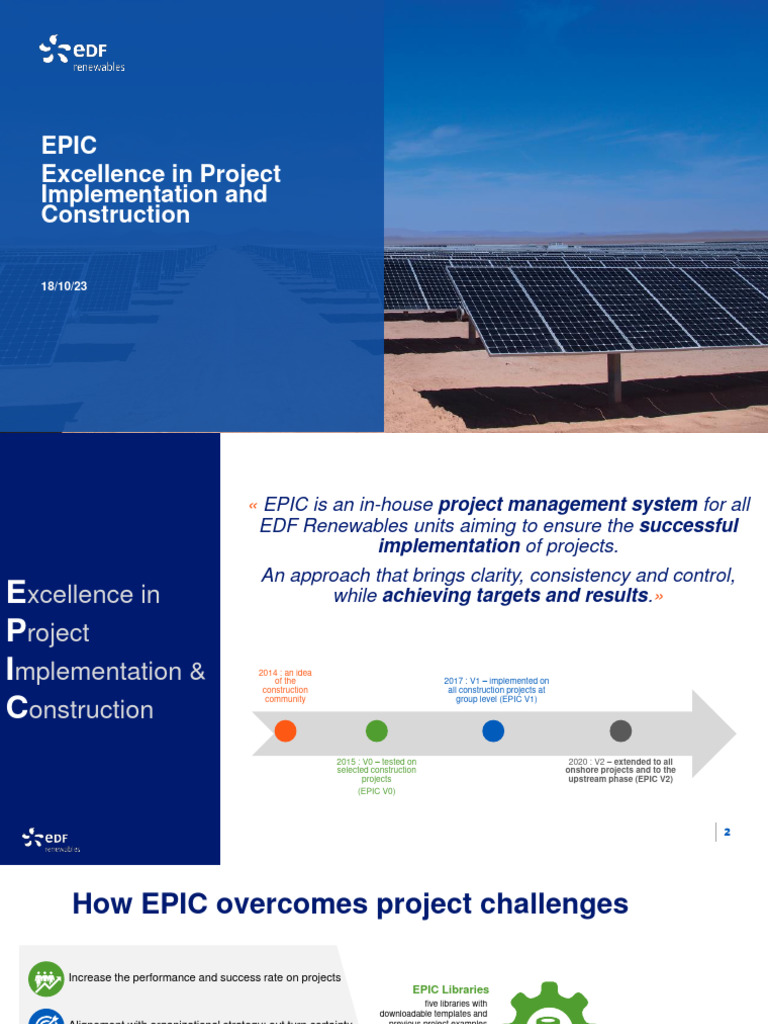 EPIC Presentation 1 | PDF | Project Management | Governance