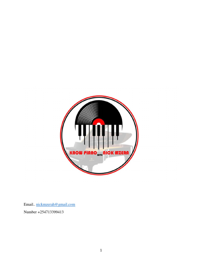 Piano Theory | PDF | Chord (Music) | Minor Scale