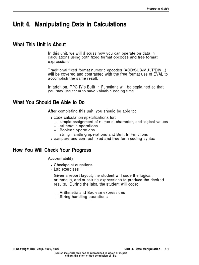OL862M40 | PDF | Ibm Rpg | Binary Coded Decimal