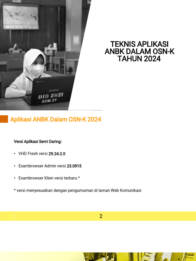 Petunjuk Teknis Aplikasi OSNK 2024 | PDF