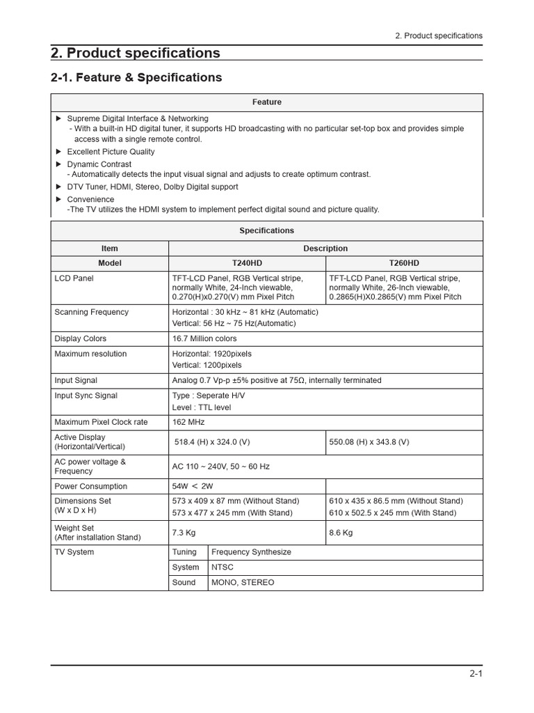 Product Specification | PDF