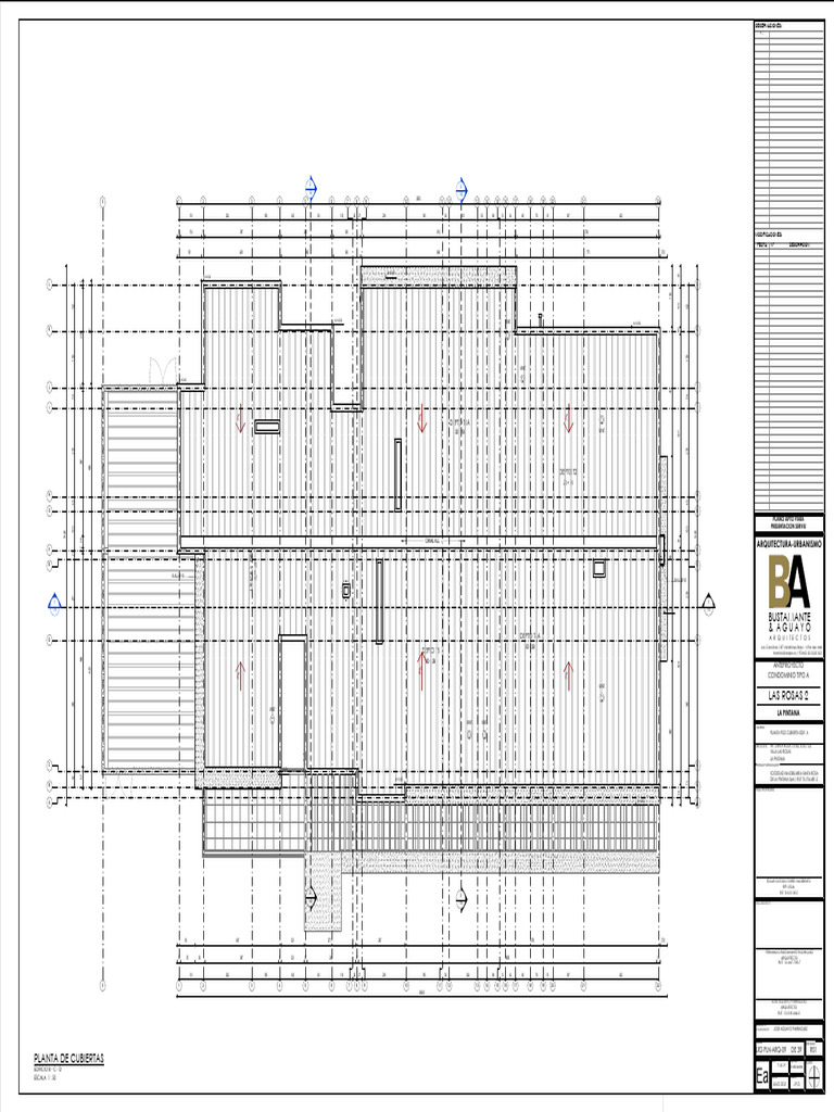 10.5 - Arq - Planta Piso Cubierta Edif. A - V1 | PDF
