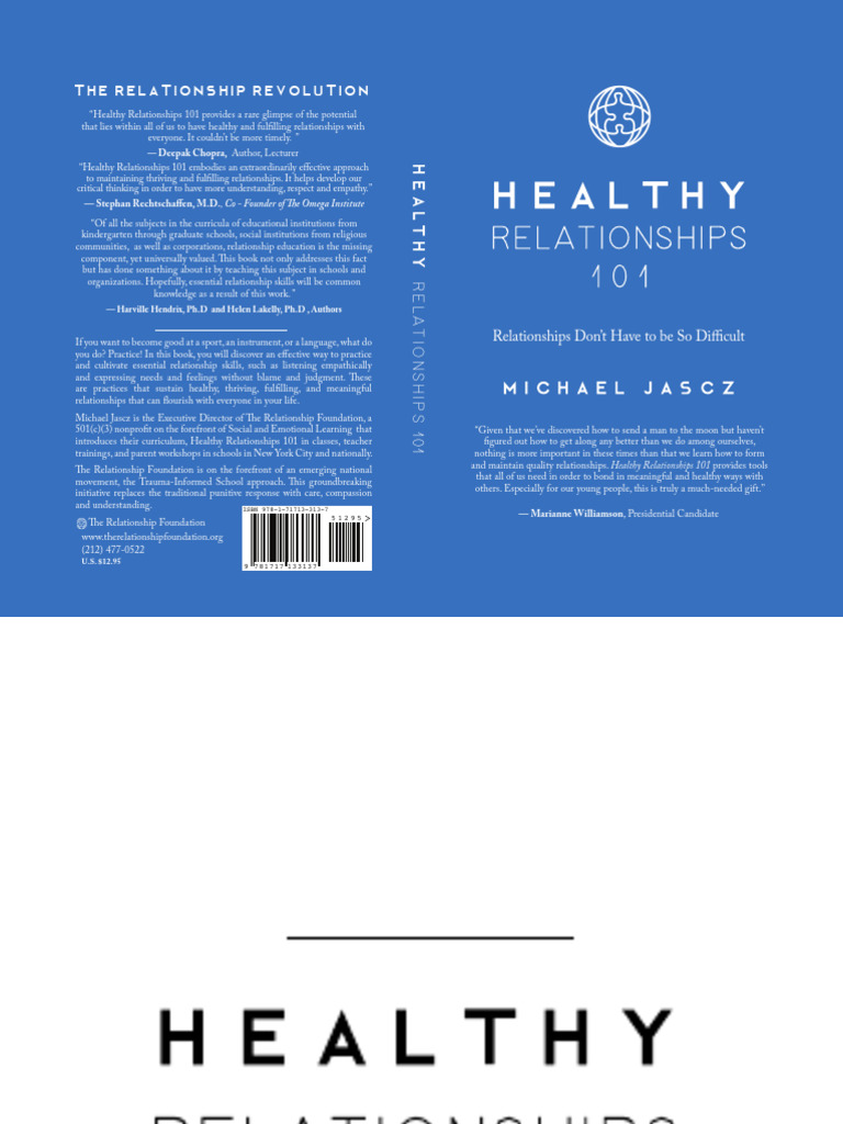 Healthy Relationships 101 by Michael Jascz Published by The ...