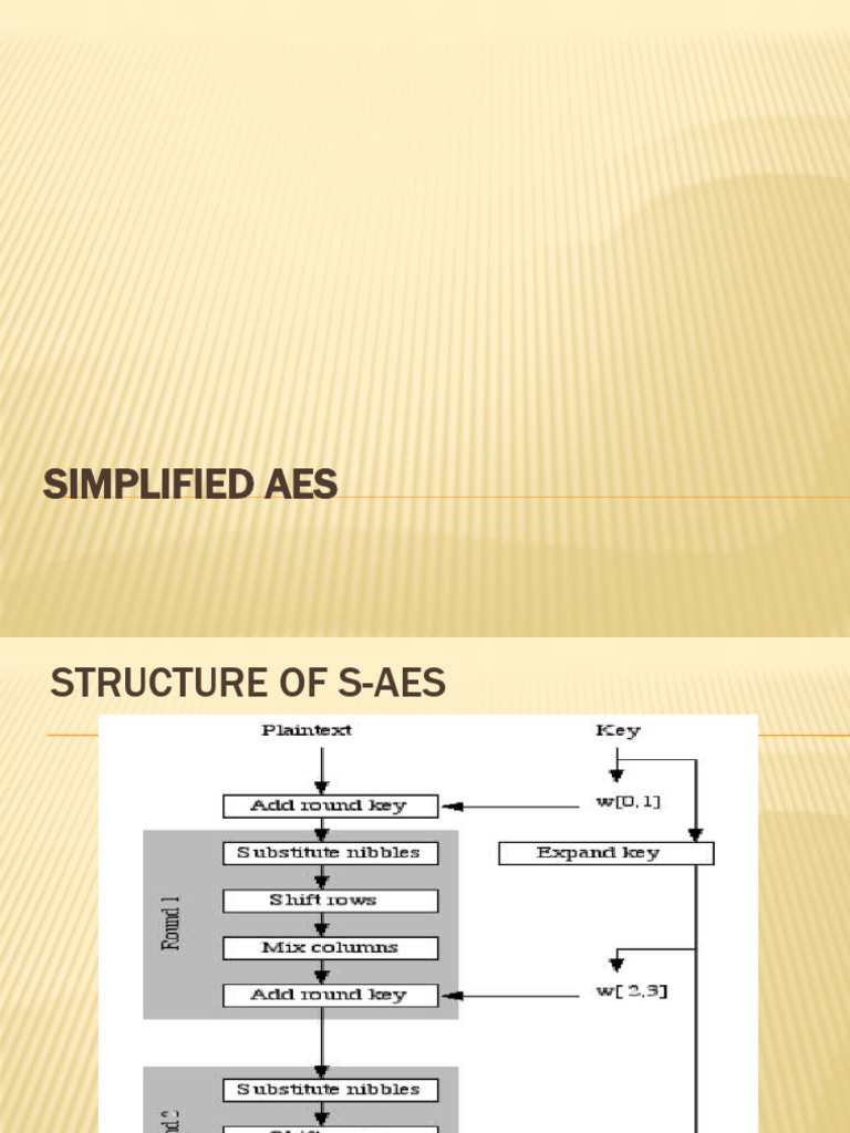 Simplified Aes | PDF | Secure Communication | Security Engineering