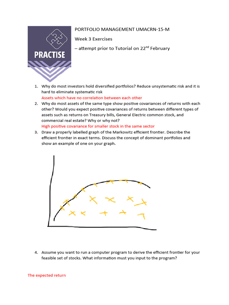PM Tutorial Week 3 | PDF