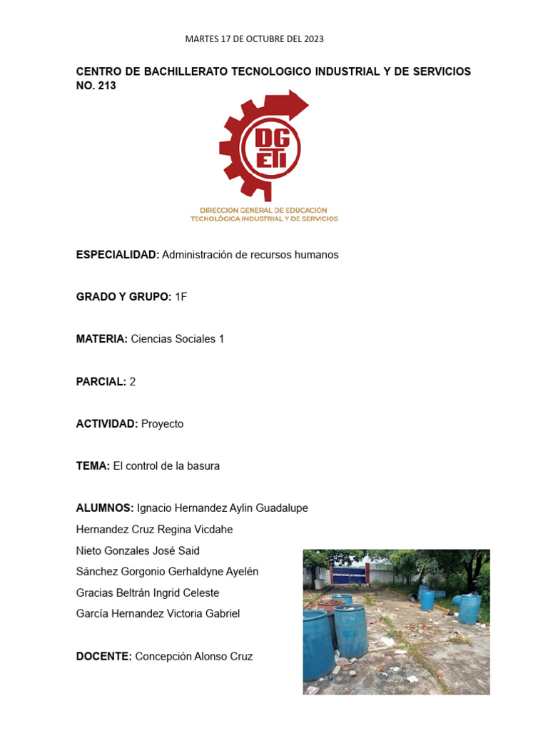 Control de La Basura | PDF | Residuos | Contaminación