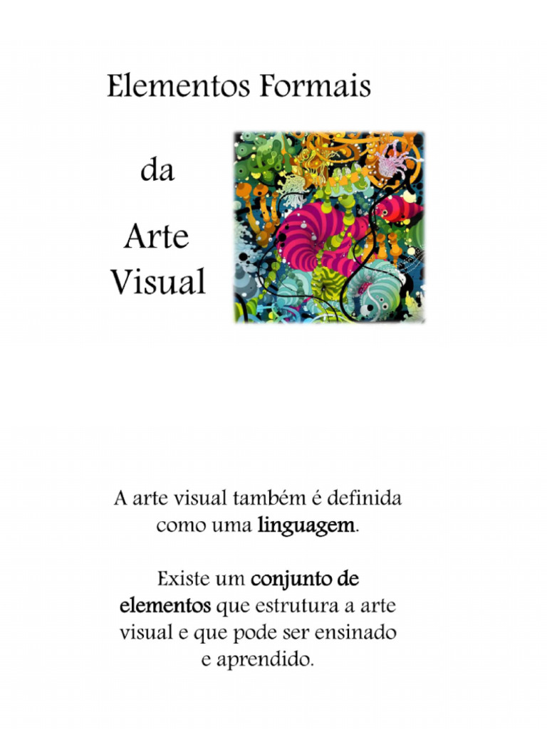 Elementos Formais Da Arte Visual | PDF
