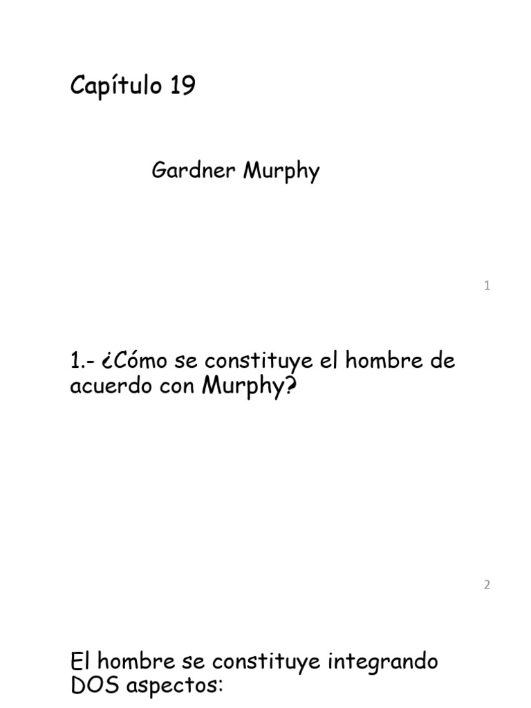 Cap. 19 Murphy.pptx | PDF | Motivación | Motivacional