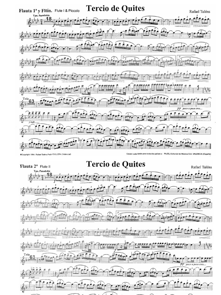 Tercio de Quites Parts | PDF