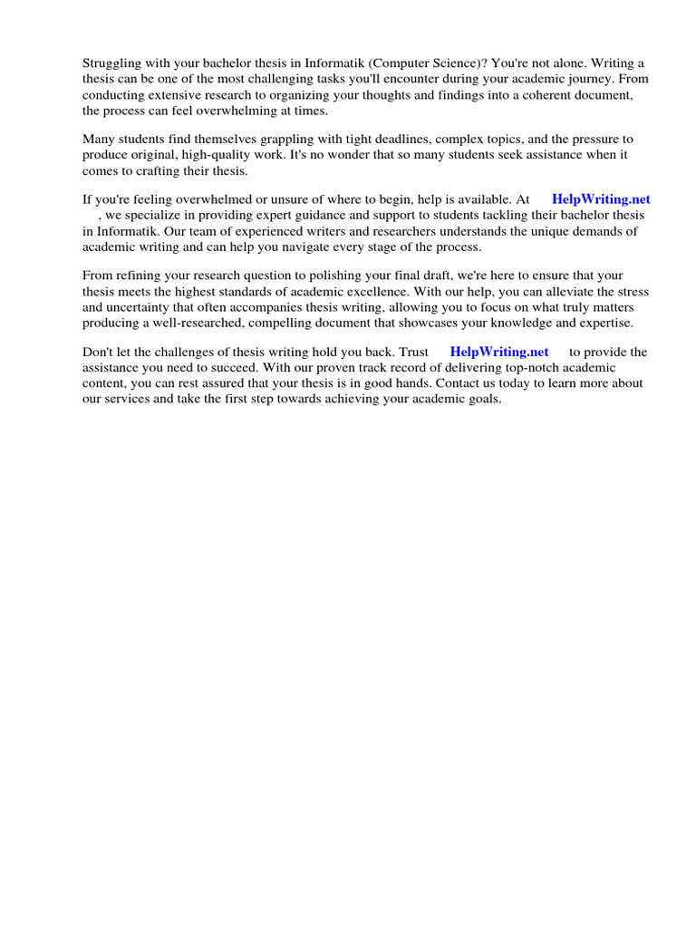 Bachelor Thesis Informatik PDF | PDF | Thesis | Shader