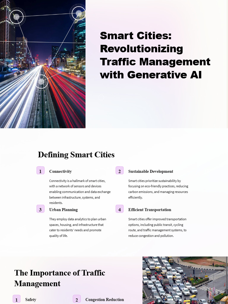 Smart Cities Revolutionizing Traffic Management With Generative AI ...