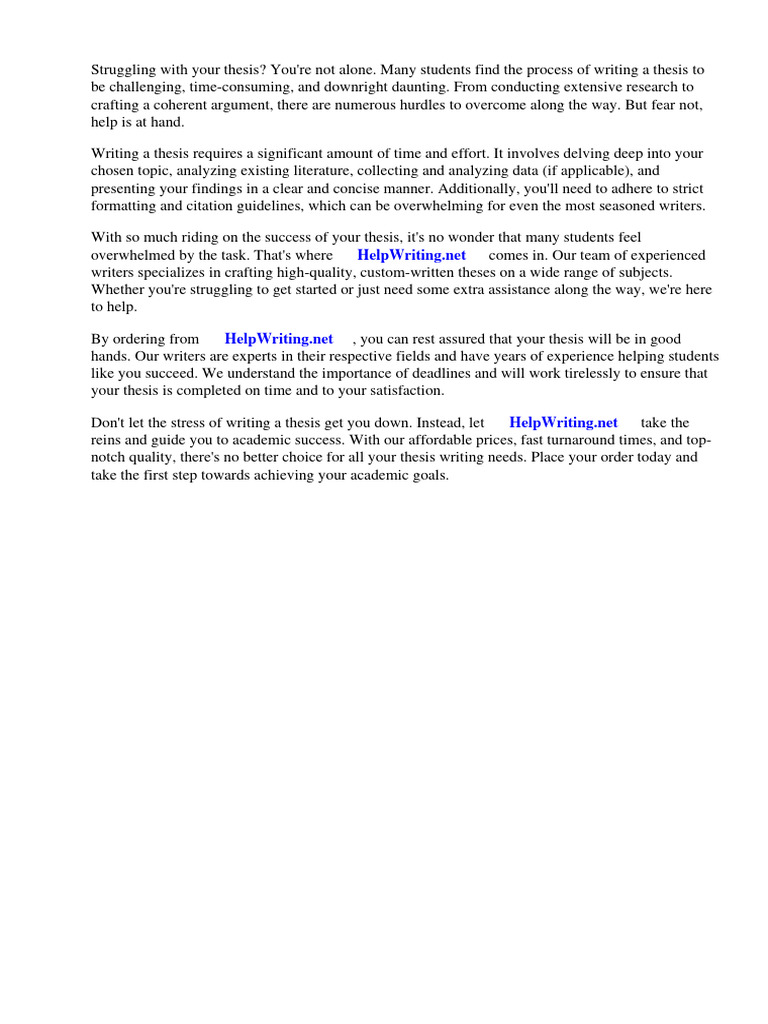 Thesis Full | PDF | Thesis