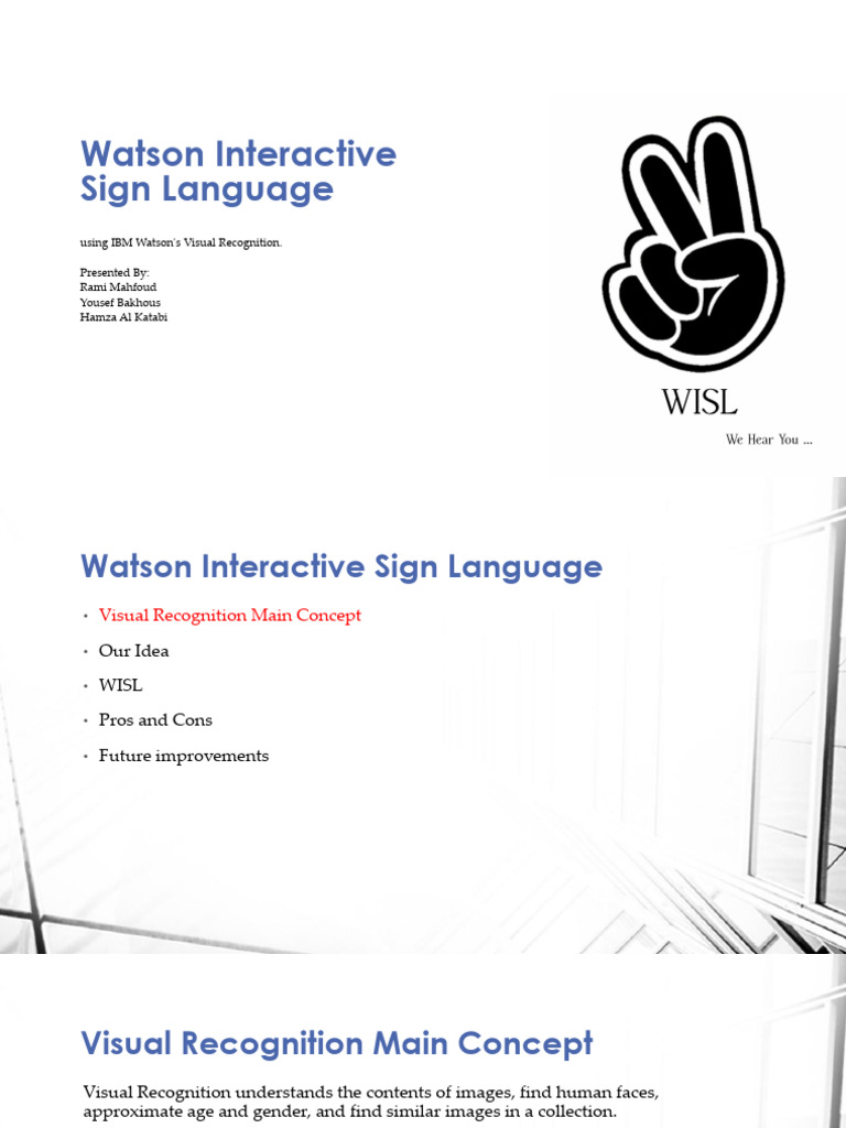 Interactive Sign Language | PDF | Computer Vision | Gesture