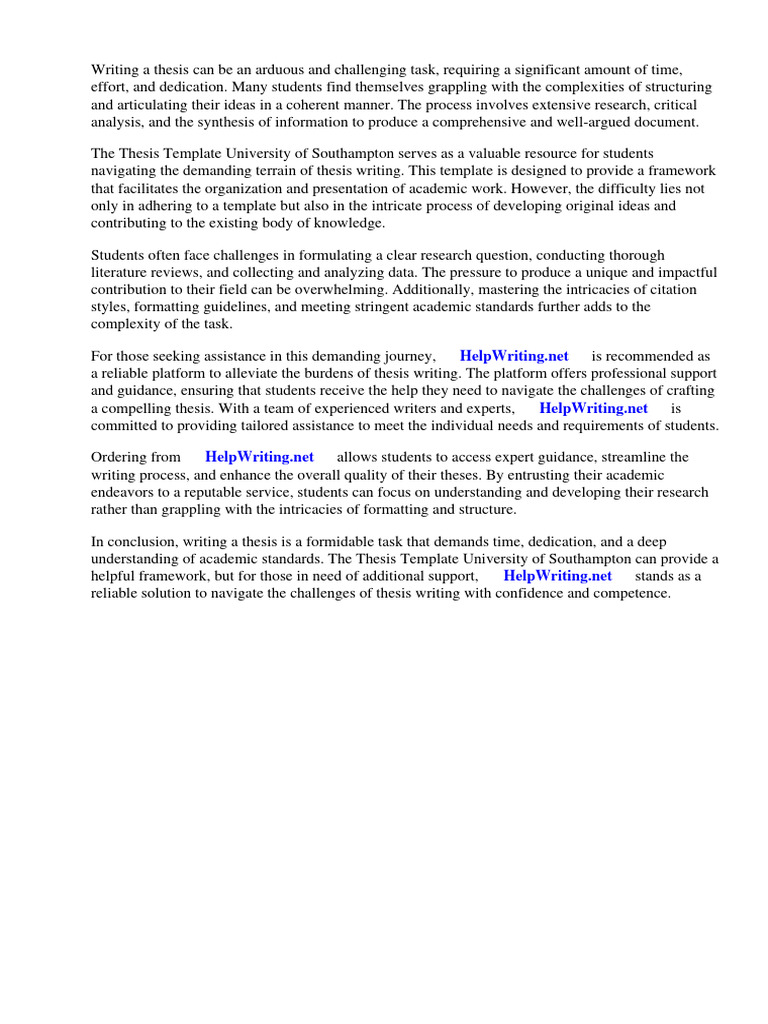 Thesis Writing Support & Resources | PDF | Career & Growth