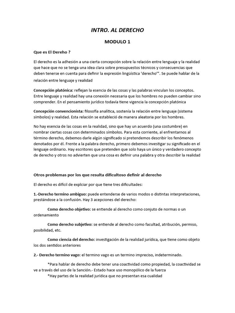 Resumen Intro | PDF | Derecho penal | Conocimiento