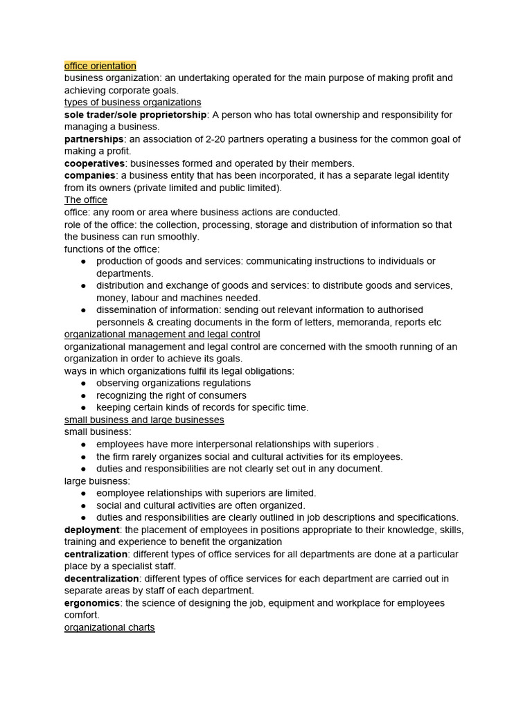 OA Study Notes | PDF | Communication | Computer File