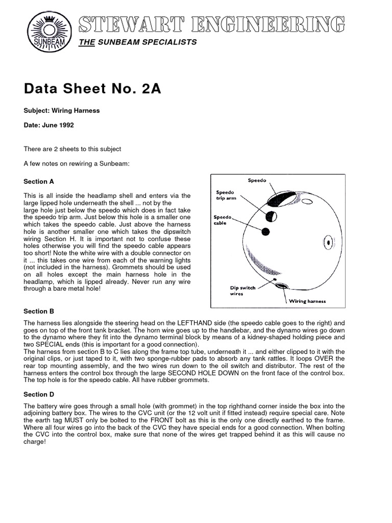 SUNBEAM S7 and S8 Tech Info | PDF | Lubricant | Inductor