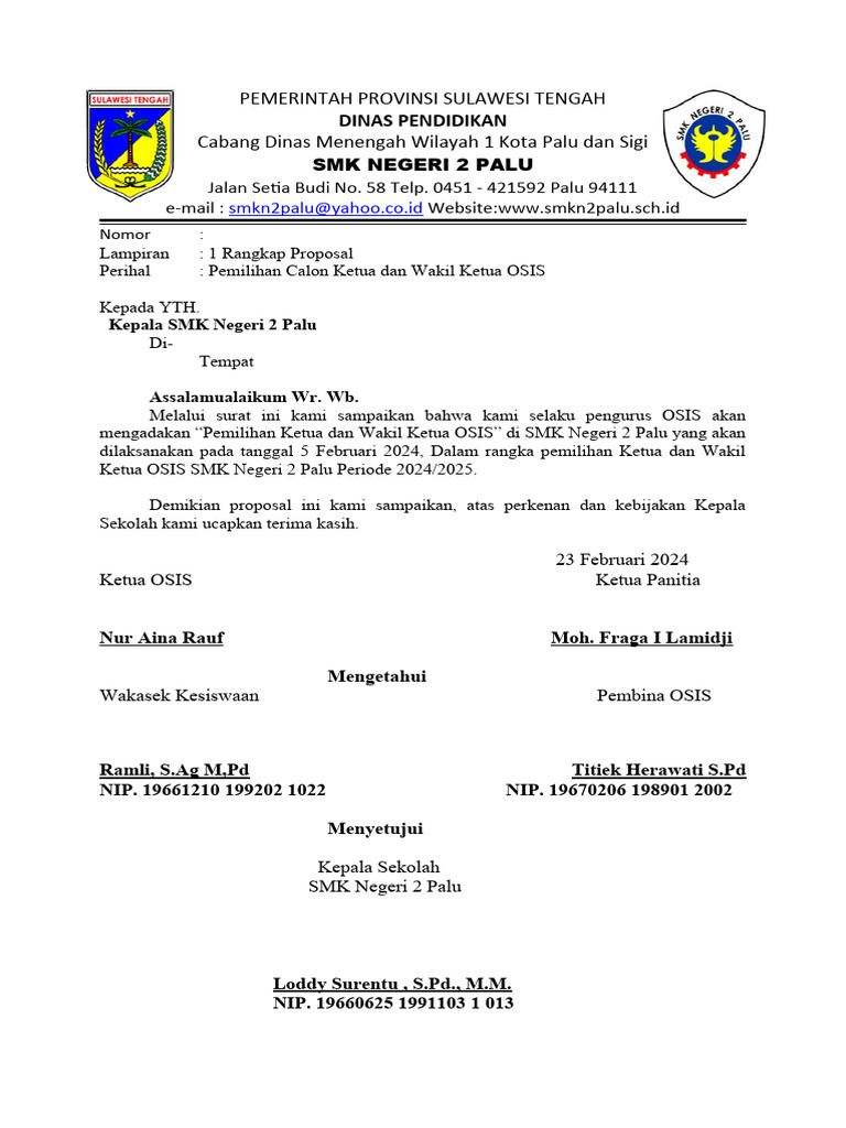 Proposal Osis-2 | PDF