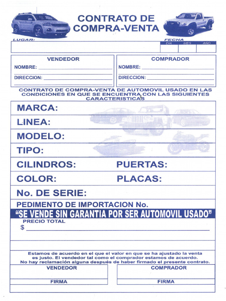 Compraventa Carros | PDF