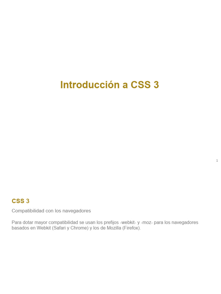Introducción A CSS 3 | Descargar gratis PDF | Informática | Software