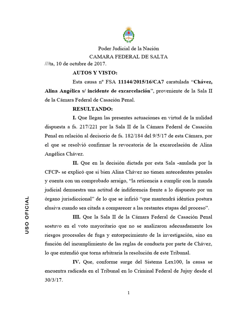Libertad de Alina Angélica Chávez | PDF | Instituciones gubernamentales ...