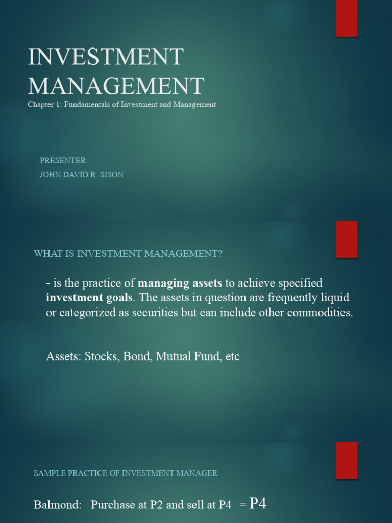 Investment Management | PDF | Investing | Investment Management
