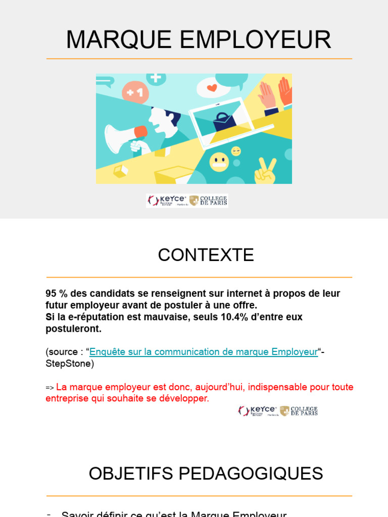 B1 Marque Employeur Pdf Marque Business