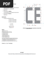 Practice Problems On Centroids | PDF | Area | Geometry