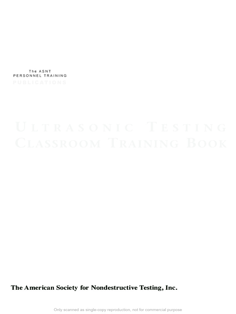 Asnt Ut Training Book | PDF