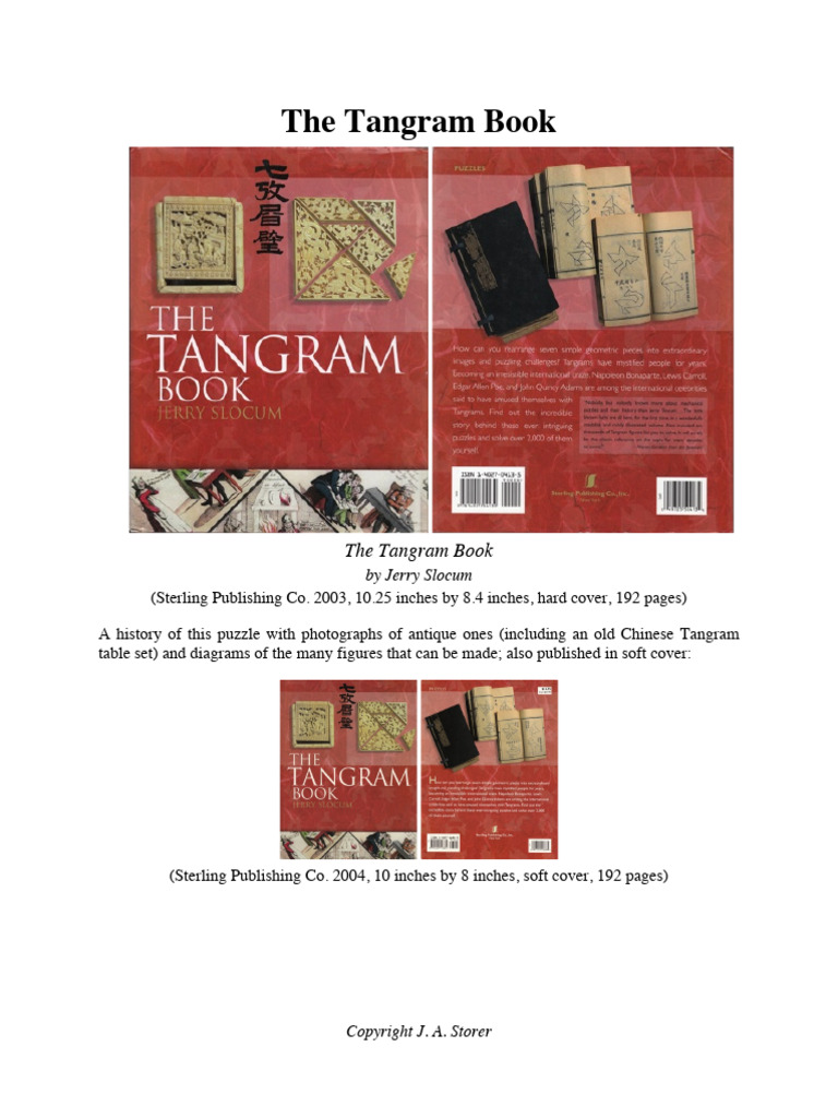 The Tangram Book Overview | PDF
