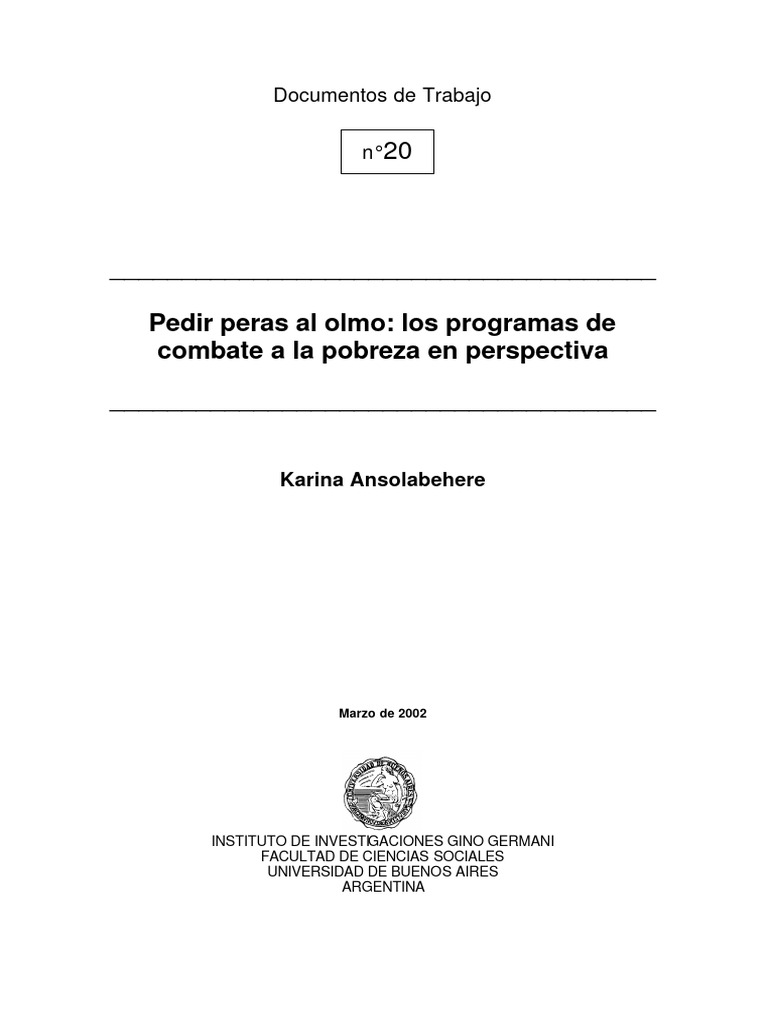 Pedir Peras Al Olmo Los Programas de Com | PDF