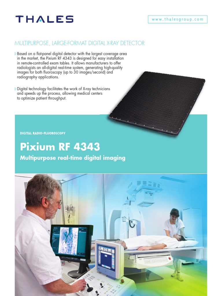 Pixium RF - 4343 - EN | PDF | Radiography | Imaging