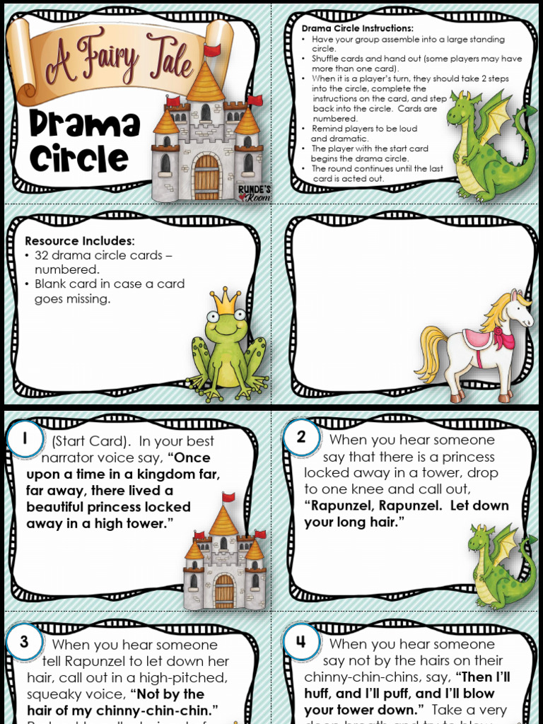 Drama Circle: Resource Includes | PDF | Cinderella