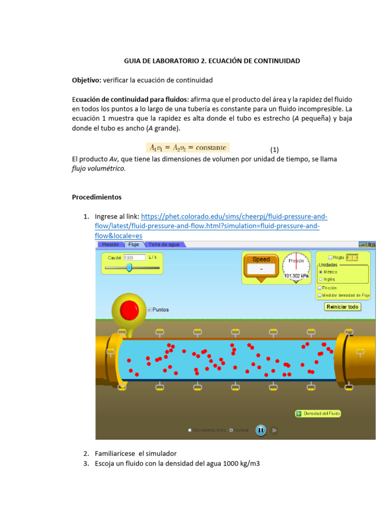 GUIA DE LABORATORIO Continuidad | PDF