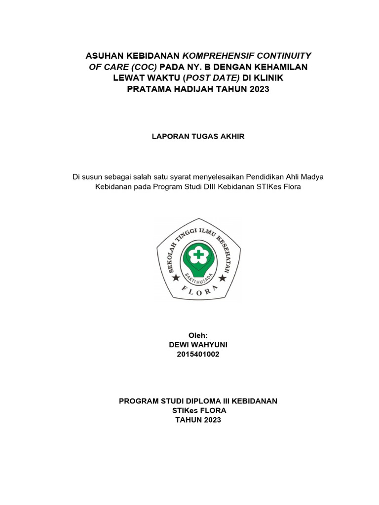 LTA DEWI Wahyuni YANG BENAR-1 | PDF