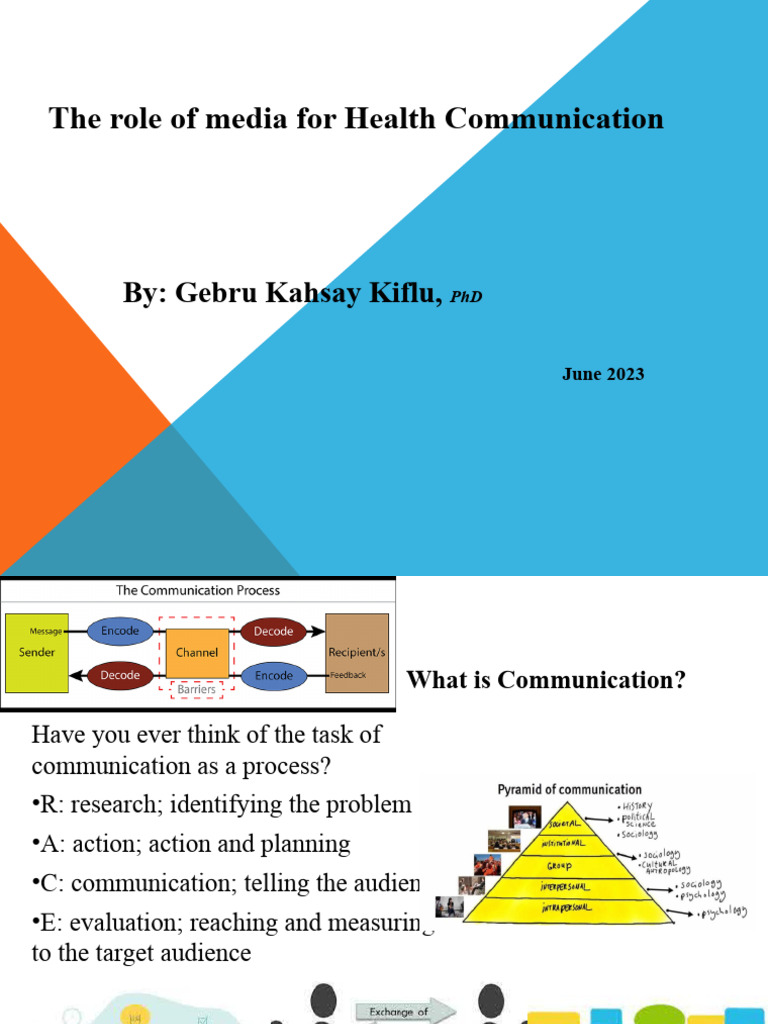Health Communication Training Material | PDF | Public Relations ...