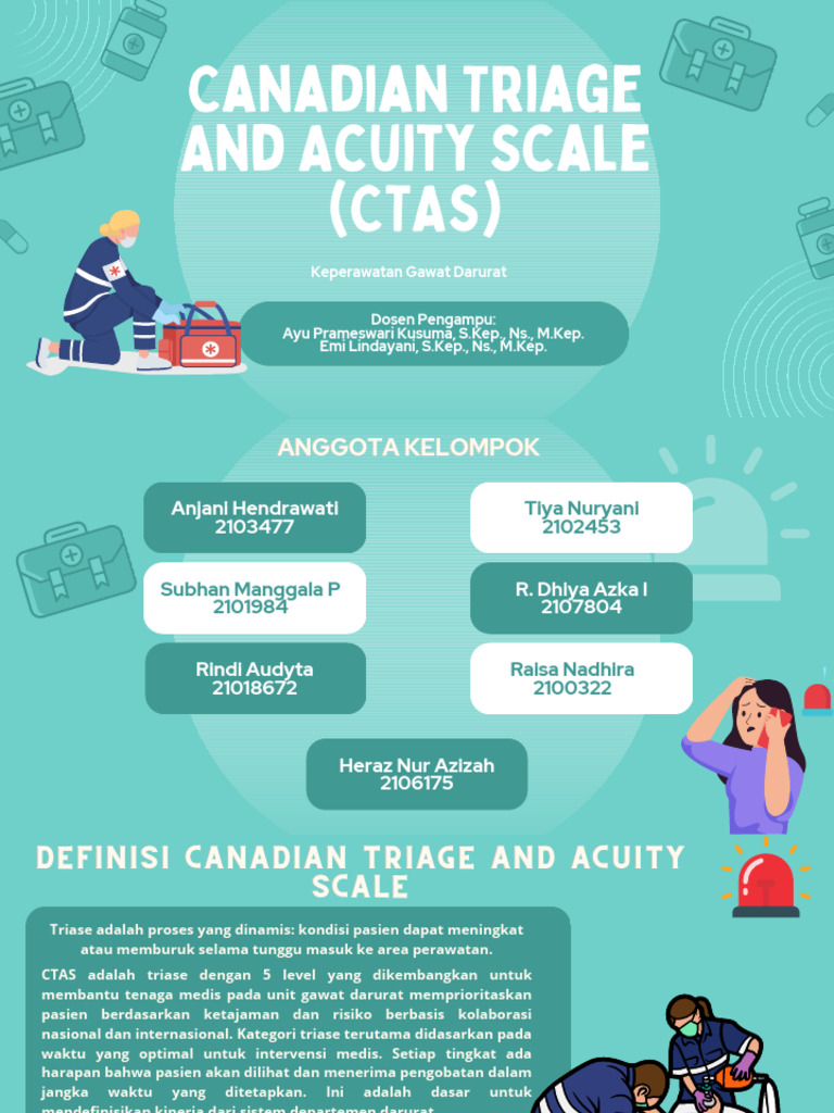 Canadian Triage Scale - Kelompok 2 - 6A | PDF