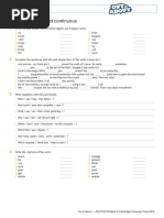 Past Time Words: Grammar Worksheet | PDF | Language Mechanics | Grammar