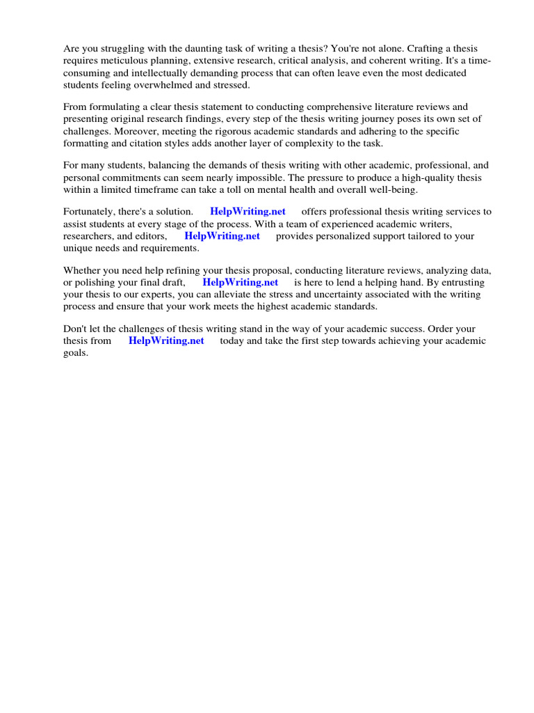 Thesis Justification Sample | PDF | Thesis | Carbohydrates