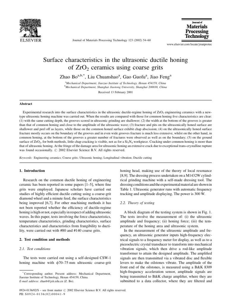 Bo2002.pdf Surface Characteristics in The Ultrasonic Ductile Honing of ...