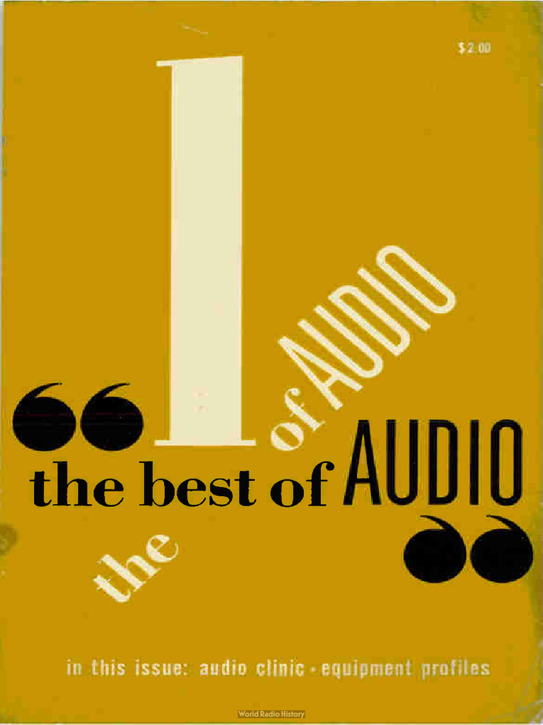 The Best of Audio 1959 | PDF | Amplifier | Electrical Impedance