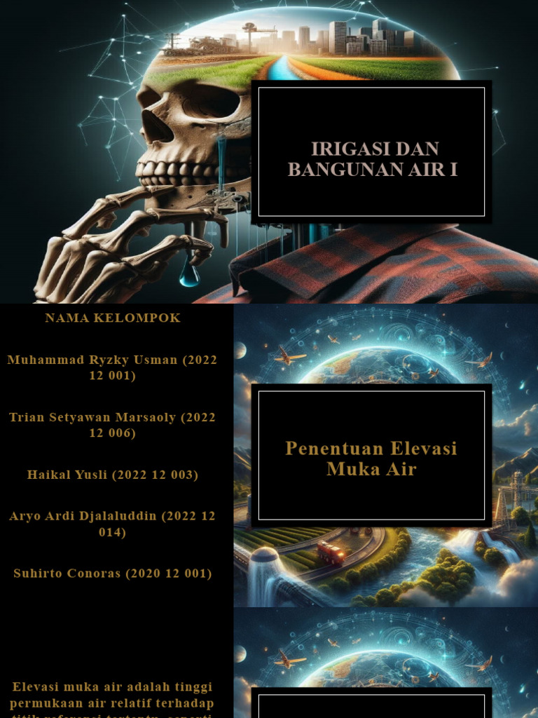 Pengertian dan Aplikasi Elevasi Muka Air | PDF