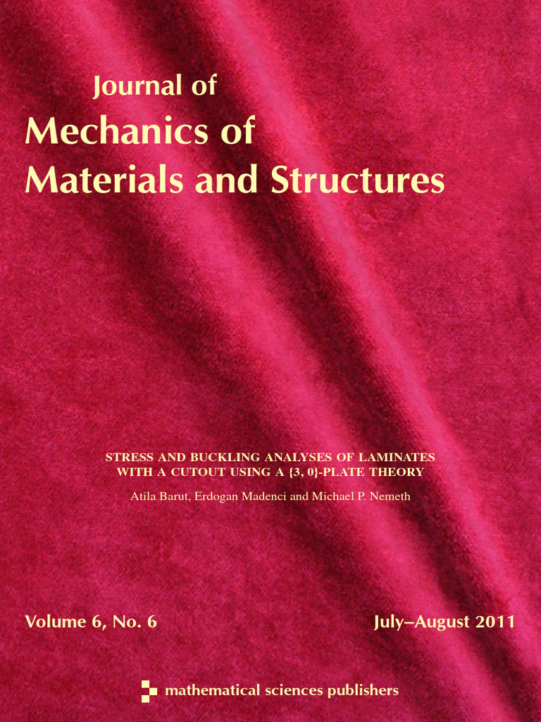 Mechanics of Materials and Structure | PDF | Stress (Mechanics) | Buckling